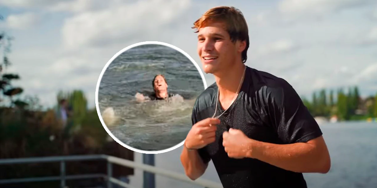 People – Wincent Weiss springt mitten im Interview ins Wasser | Heute.at