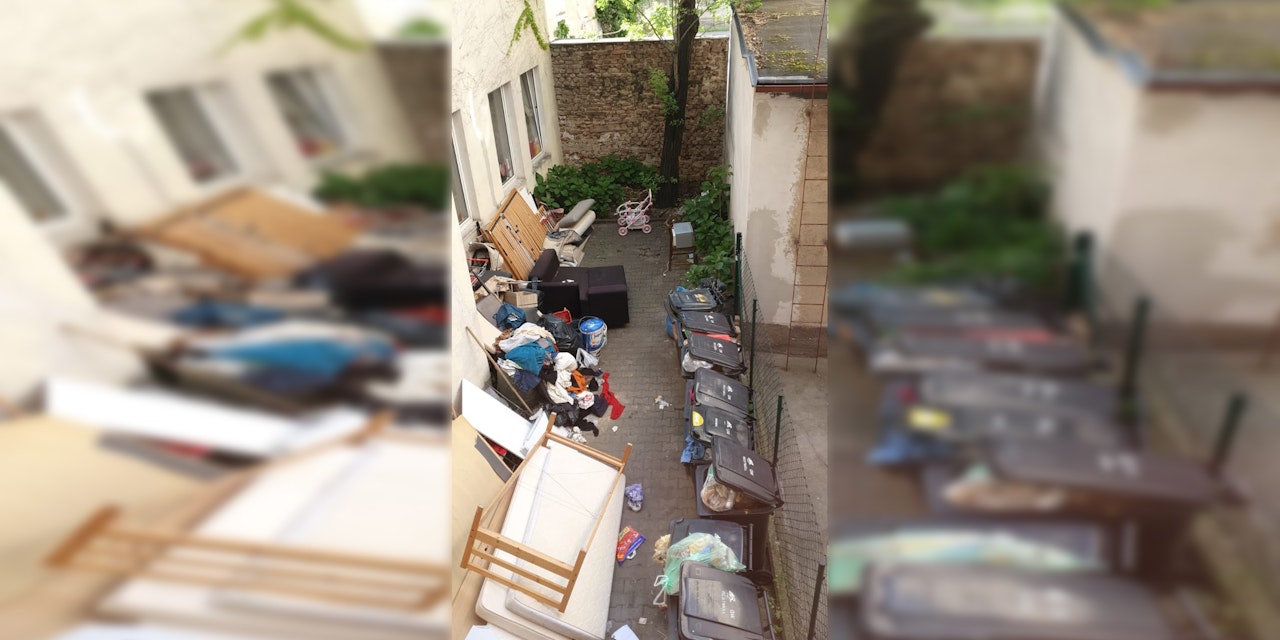 Leser – Vermüllter Innenhof in Wien gleicht einem Mistplatz | Heute.at