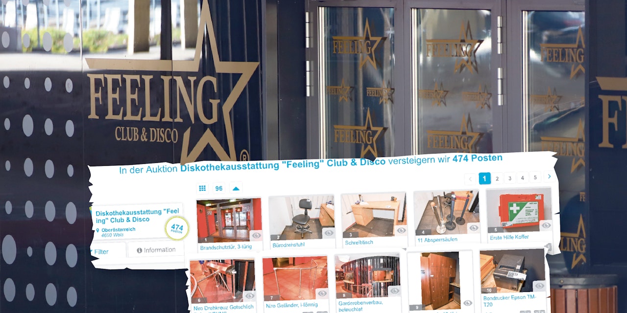 Oberösterreich – Pleite-Disco "Feeling" wird im Netz versteigert | Heute.at
