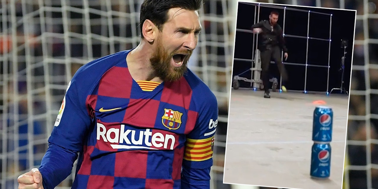 Fussball – Echt oder Fake? Messi verblüfft Fans mit Trickshot | Heute.at