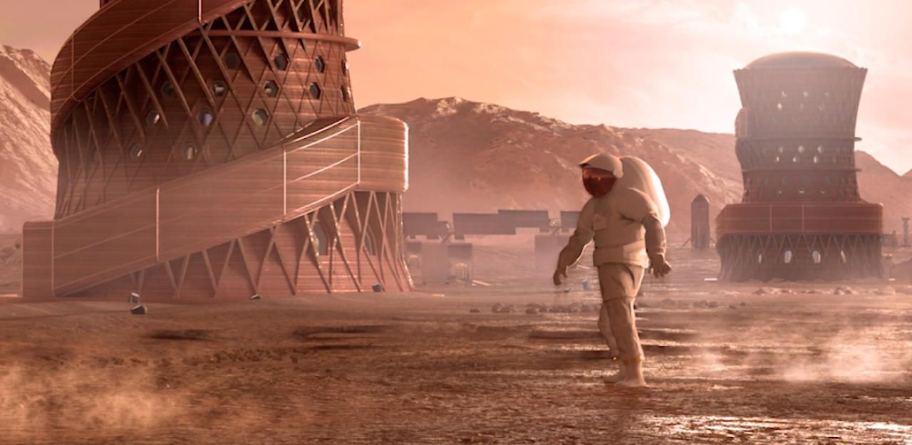 Welt – So könnten Häuser auf dem Mars aussehen | Heute.at