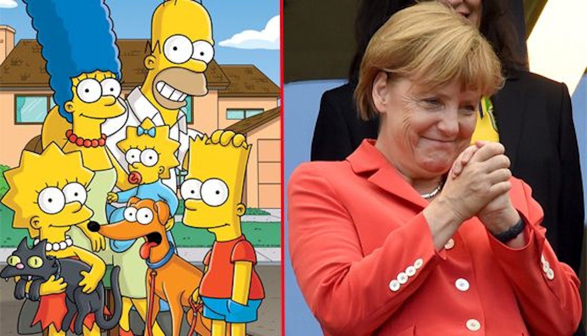 Szene – Das kann Angela Merkel von "Simpsons" lernen | Heute.at