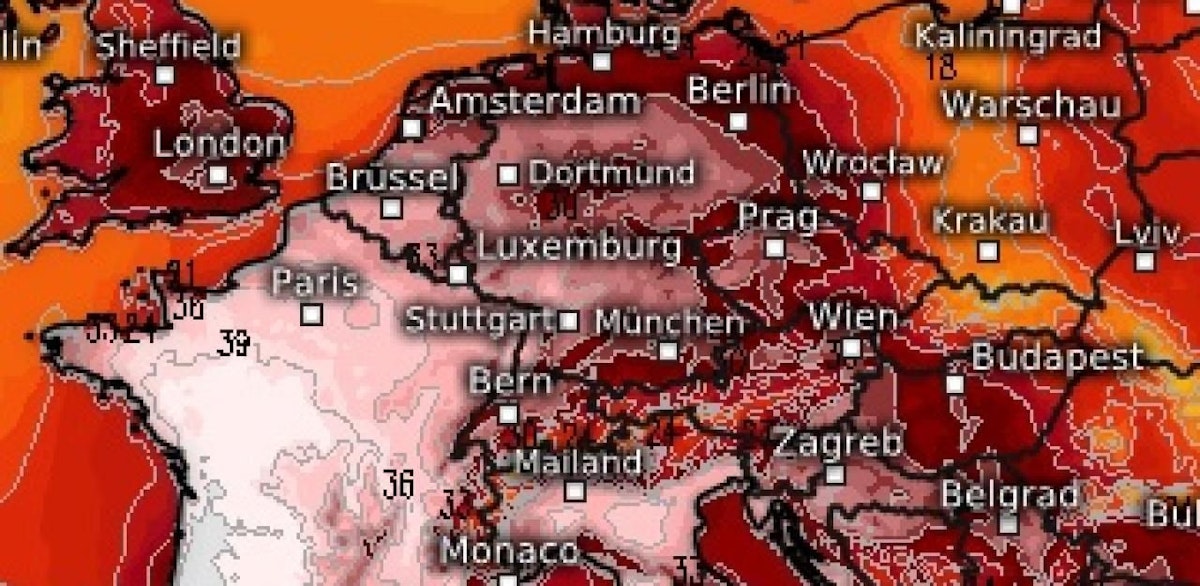 Österreich – 40,5°! Hitzewelle bricht Allzeit-Rekorde in Europa | Heute.at