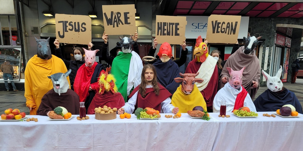 "Jesus wäre heute vegan" - VGT kennt keine Grenzen – Haustiere | Heute.at