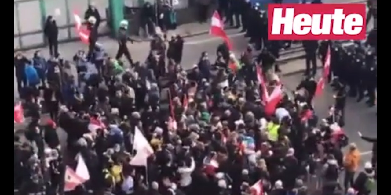 Wien – CoV-Demo eskaliert: WEGA mit Pfefferspray | Heute.at