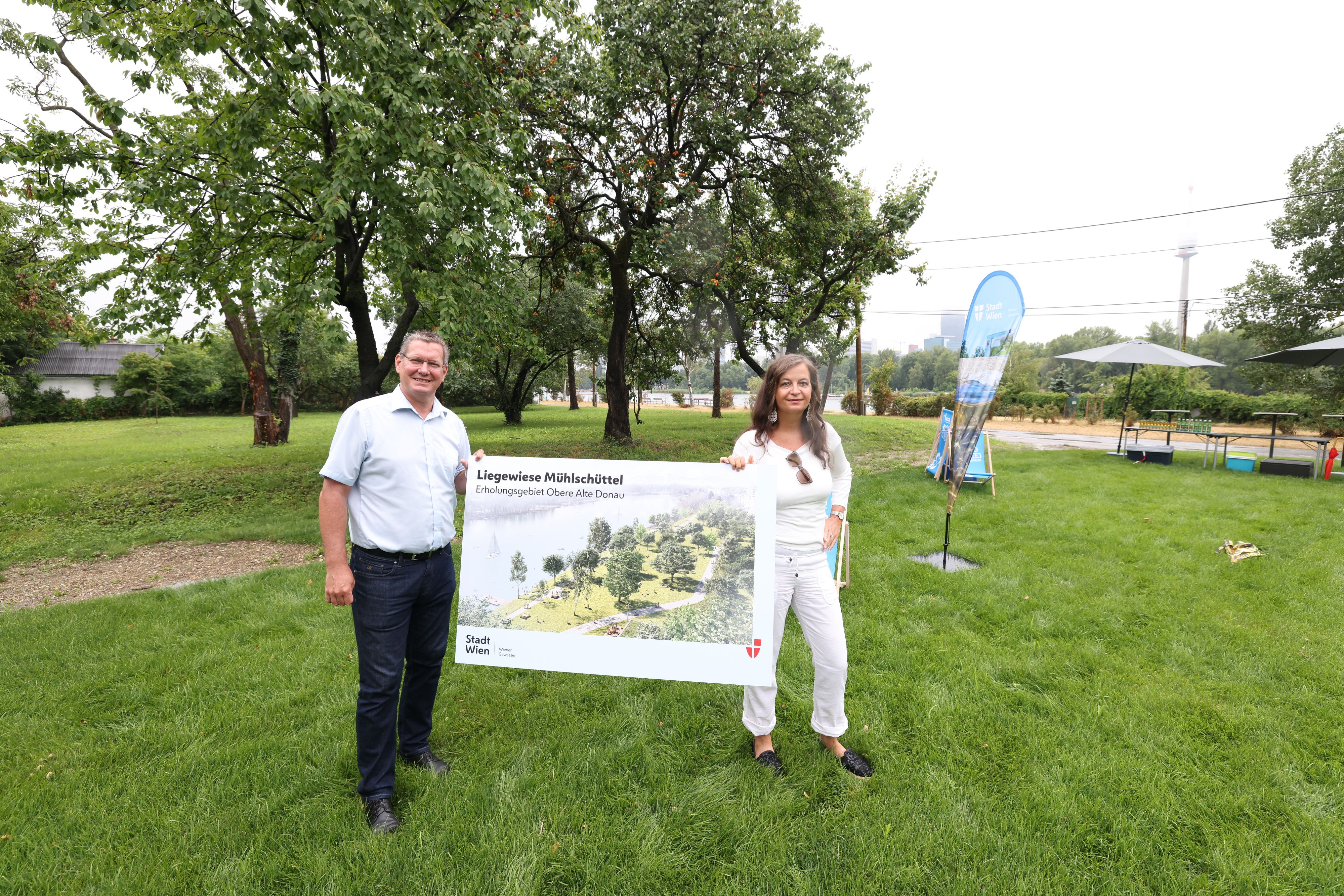 Wien – Zum Hinlegen! Neue Badewiese an der Alten Donau in Wien | Heute.at