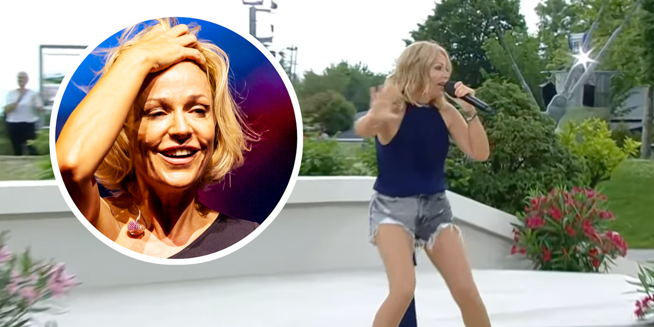 Schlager – Michelle singt im Fernsehgarten, alle verspotten Outfit ...