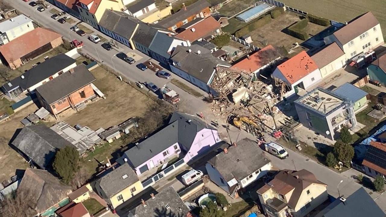 Niederösterreich – Haus-Explosion – erhöhte Gaskonzentration in Künette ...