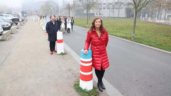 Bunte Poller sollen Wien sicherer und sichtbarer machen - Wien | heute.at