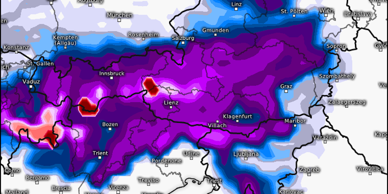 BILDSTRECKE: Neue Schneewalze trifft Österreich | Heute.at