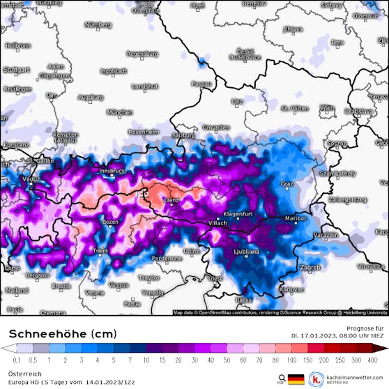Neue Schneewalze trifft auch Wien – das musst du wissen - Wetter | heute.at