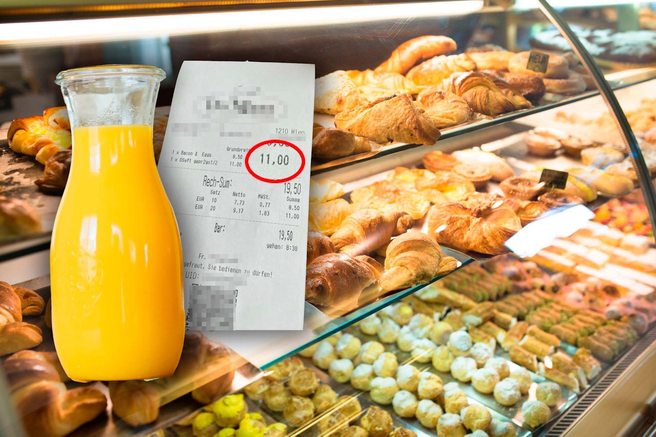Halber Liter Orangensaft in Wien bereits bei 11 (T)euro – Leser | heute.at