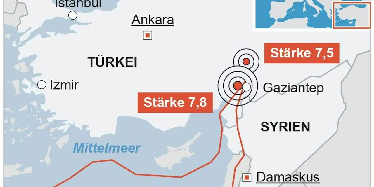 Welt – Weiteres Erdbeben der Stärke 7,5 in der Türkei | Heute.at