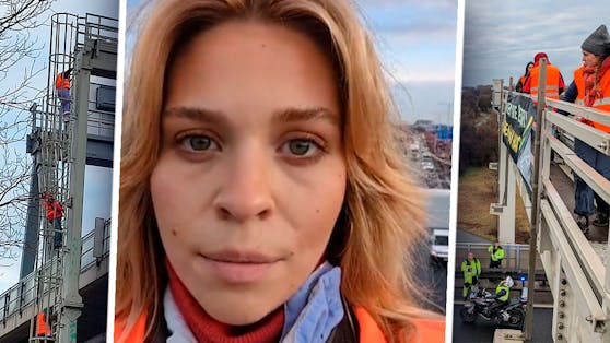 Klebe-Protest in Wien – Klima-Shakira "hatte große Angst" - Wien | heute.at