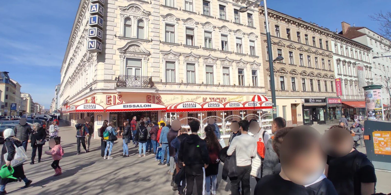Wiedereröffnung! Riesiger Ansturm auf Tichy-Eissalon am Reumannplatz ...