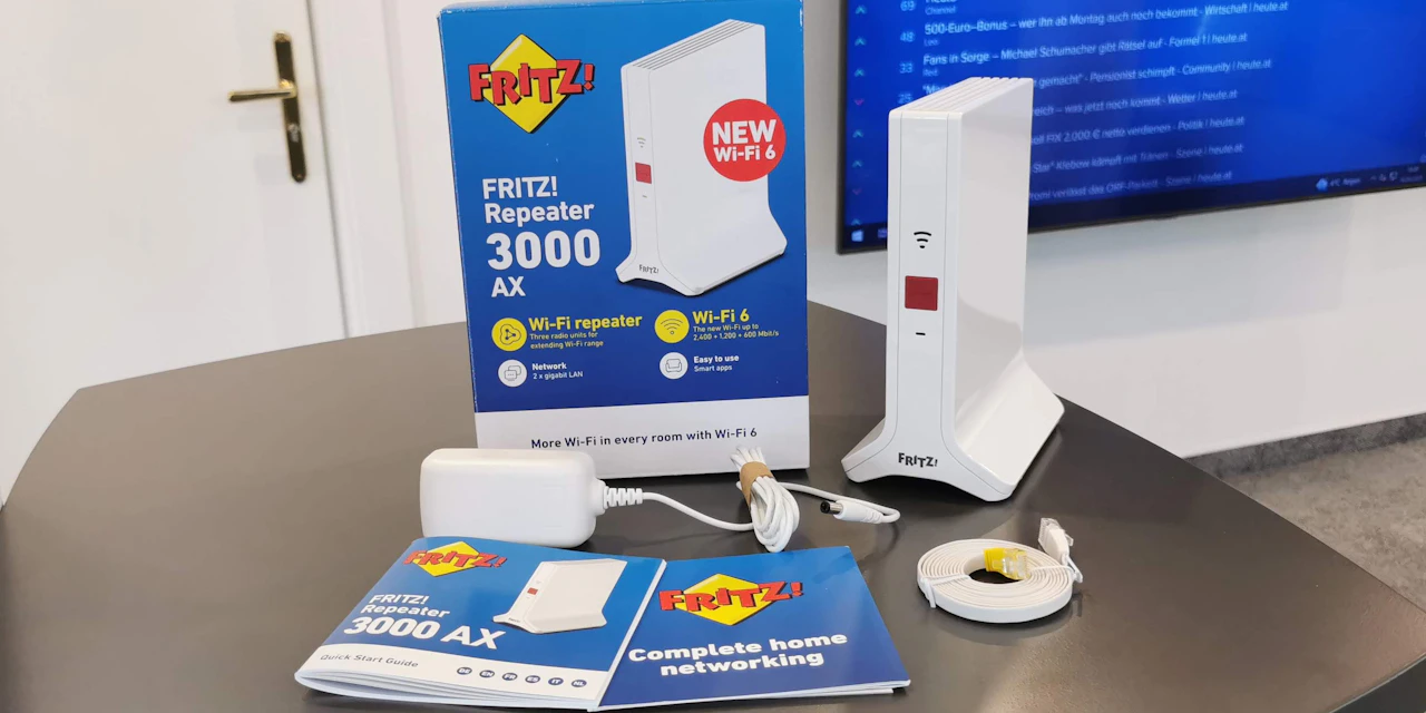 AVM Fritz!Repeater 3000 AX im Test – WLAN-Geheimtipp | Heute.at