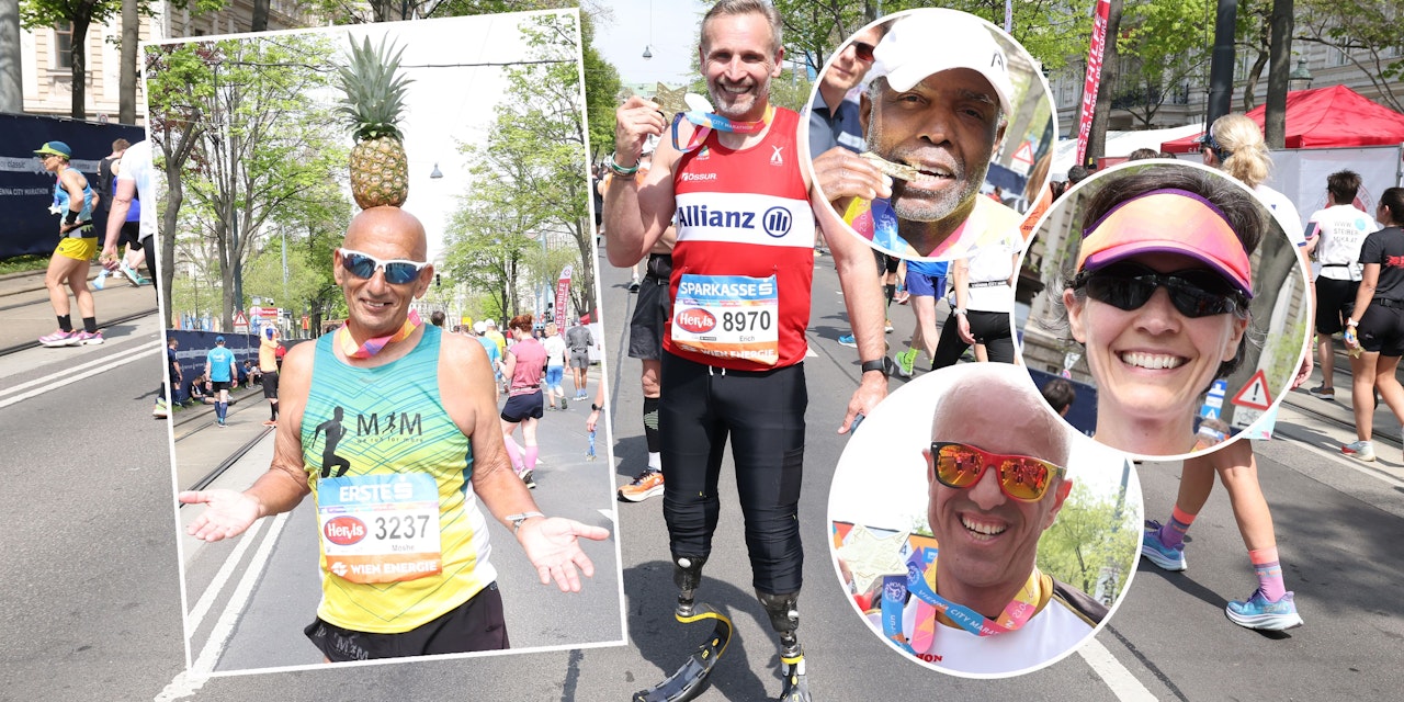 Ohne Beine, mit Ananas, Exoten – so war der 40. Vienna City Marathon ...