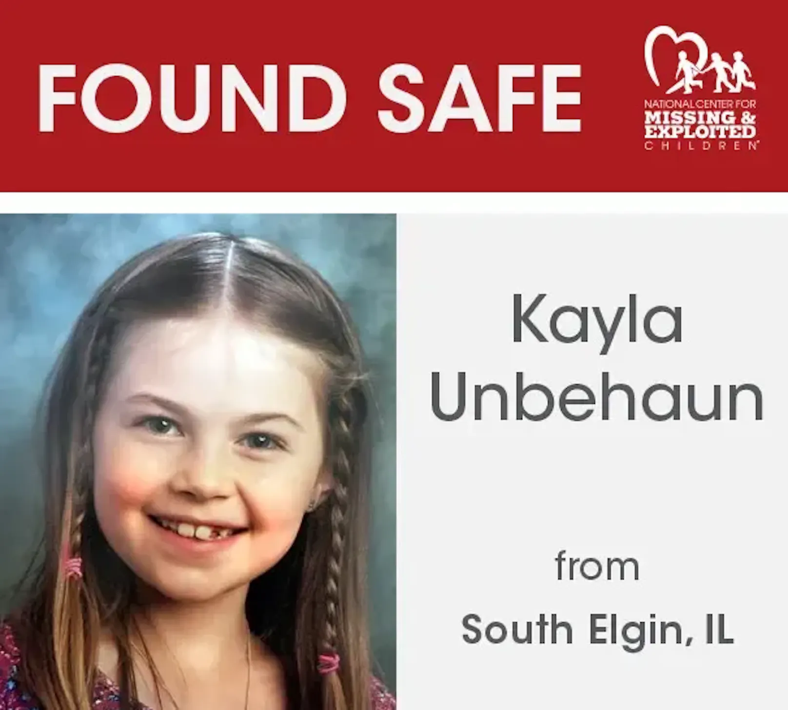 Entführte Kayla nach sechs Jahren gefunden | Heute.at