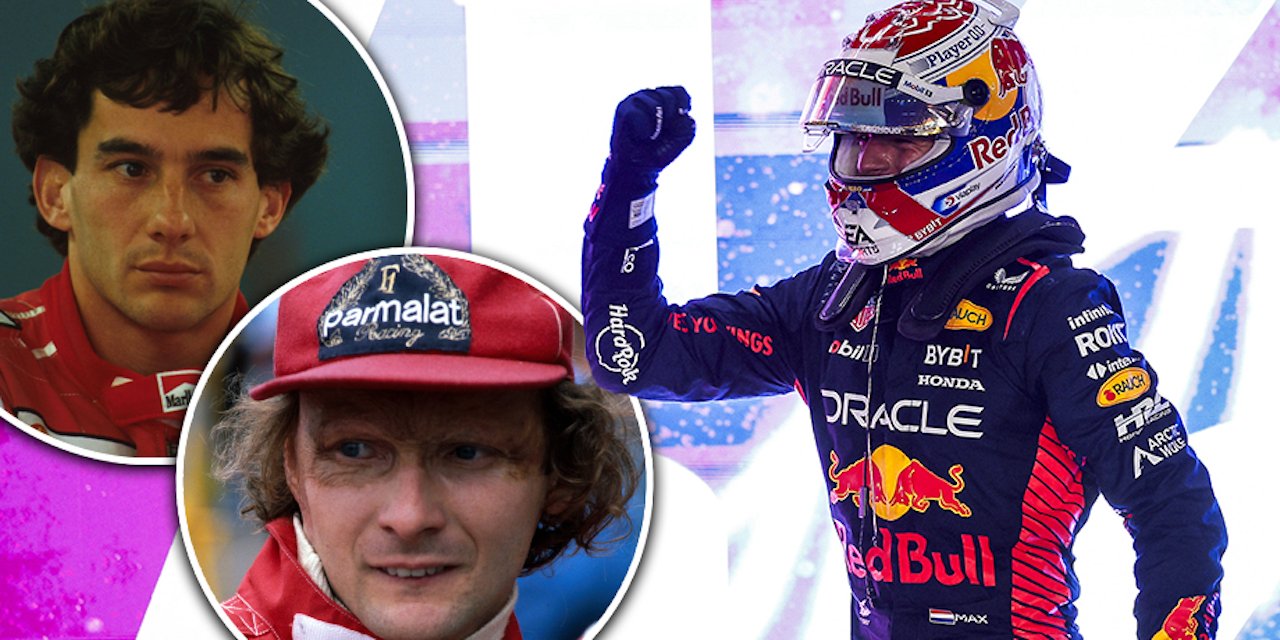 Formel 1 – "Unglaublich!" Verstappen auf Stufe mit Lauda und Senna ...