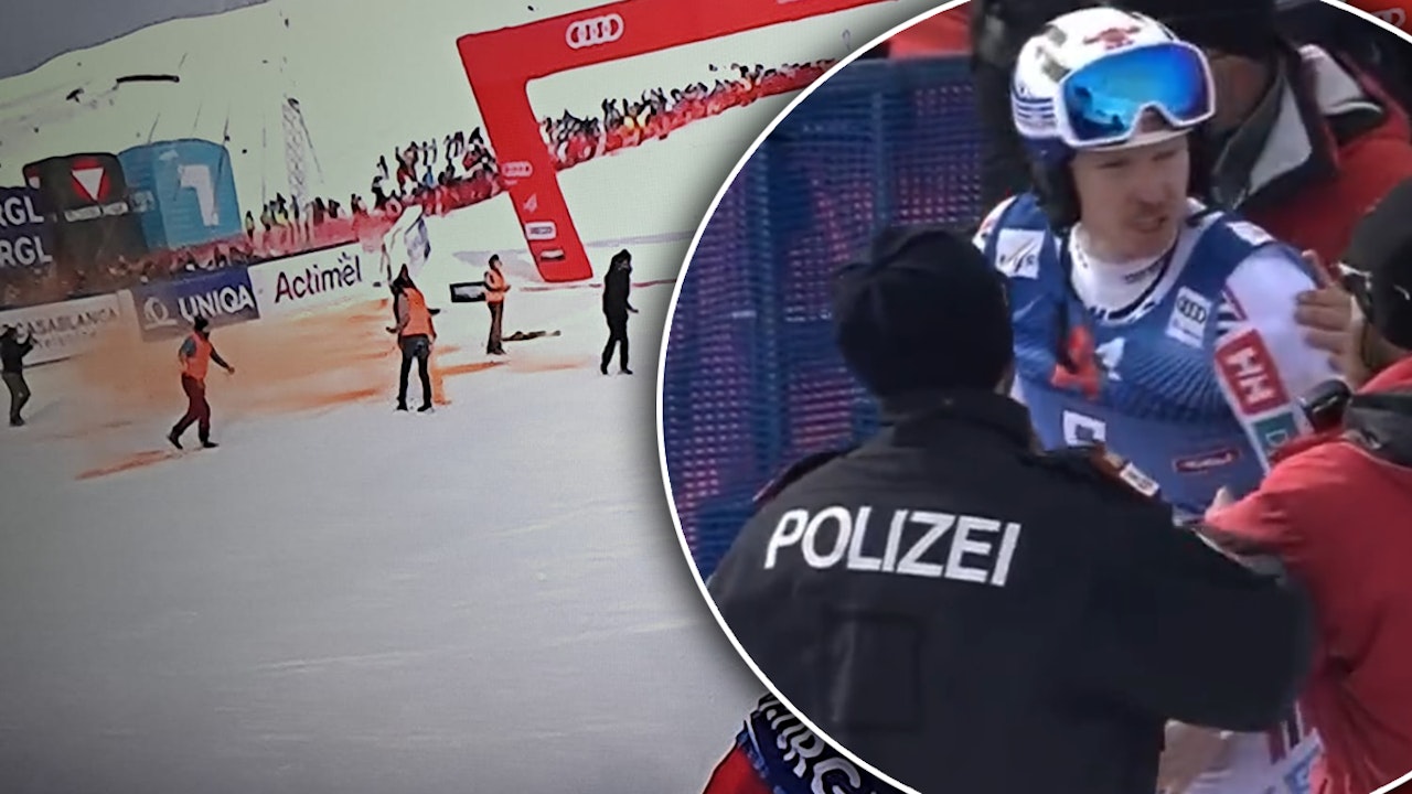 Rennen unterbrochen – Klima-Protest stoppt Slalom, Kristoffersen ...