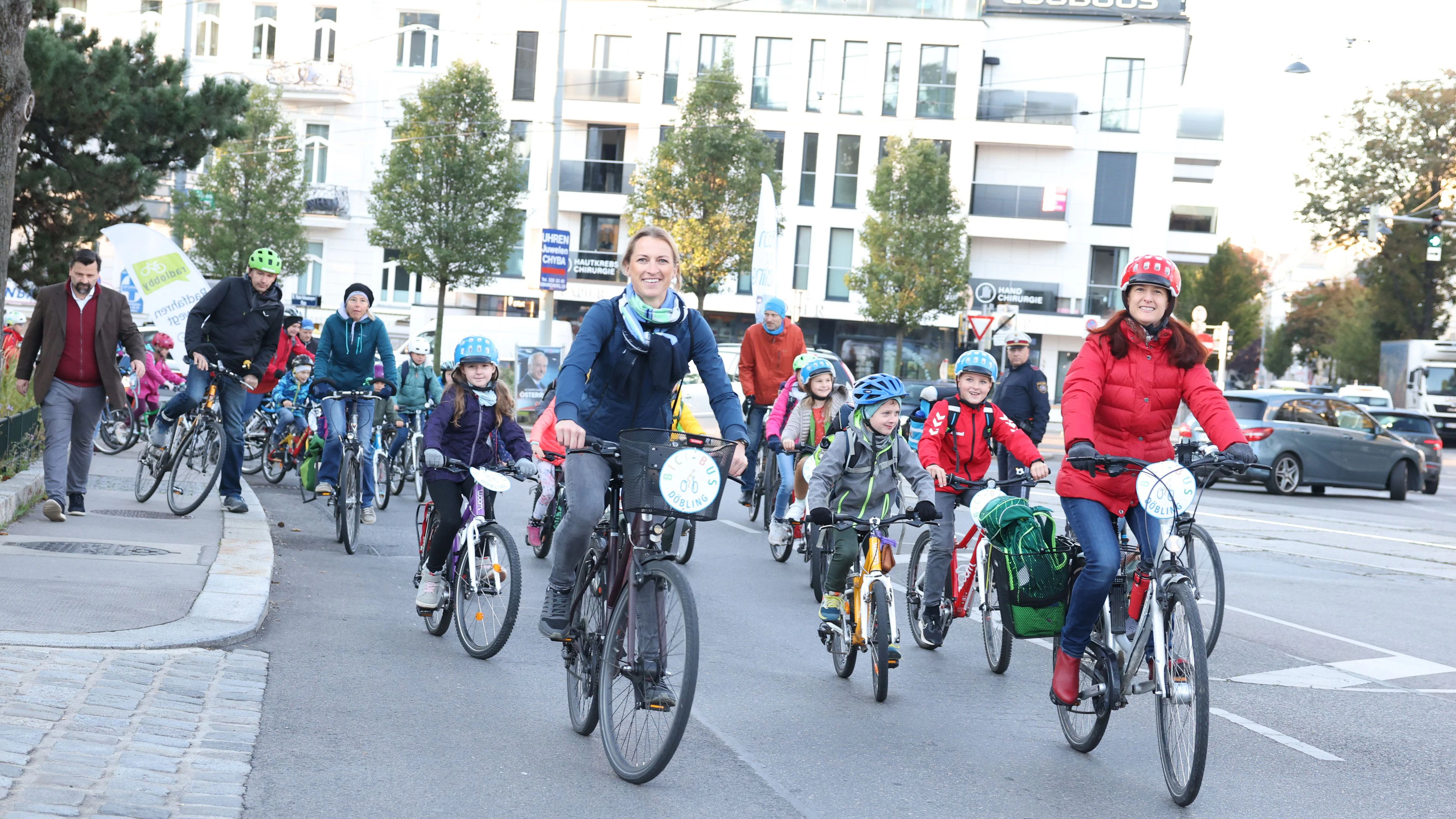 Mehr Sicherheit am Schulweg – Der "radelnden Bus" für den Schulweg ...