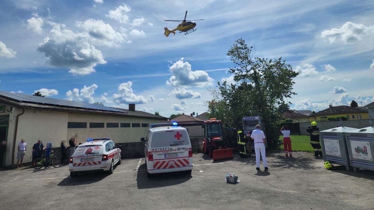 Niederösterreich – Wohnhausbrand in Drösing – Notarztheli im Einsatz | Heute.at