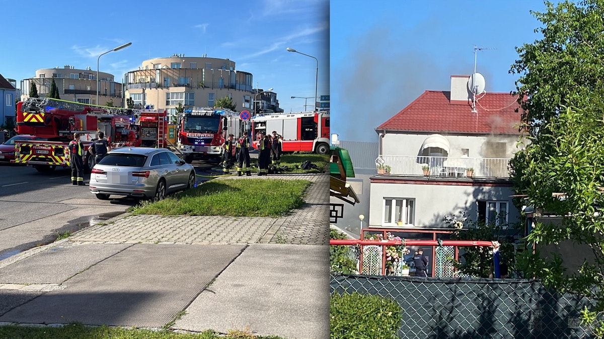 Zwei Personen im Spital – Brand in Wien – Bewohner befanden sich noch ...