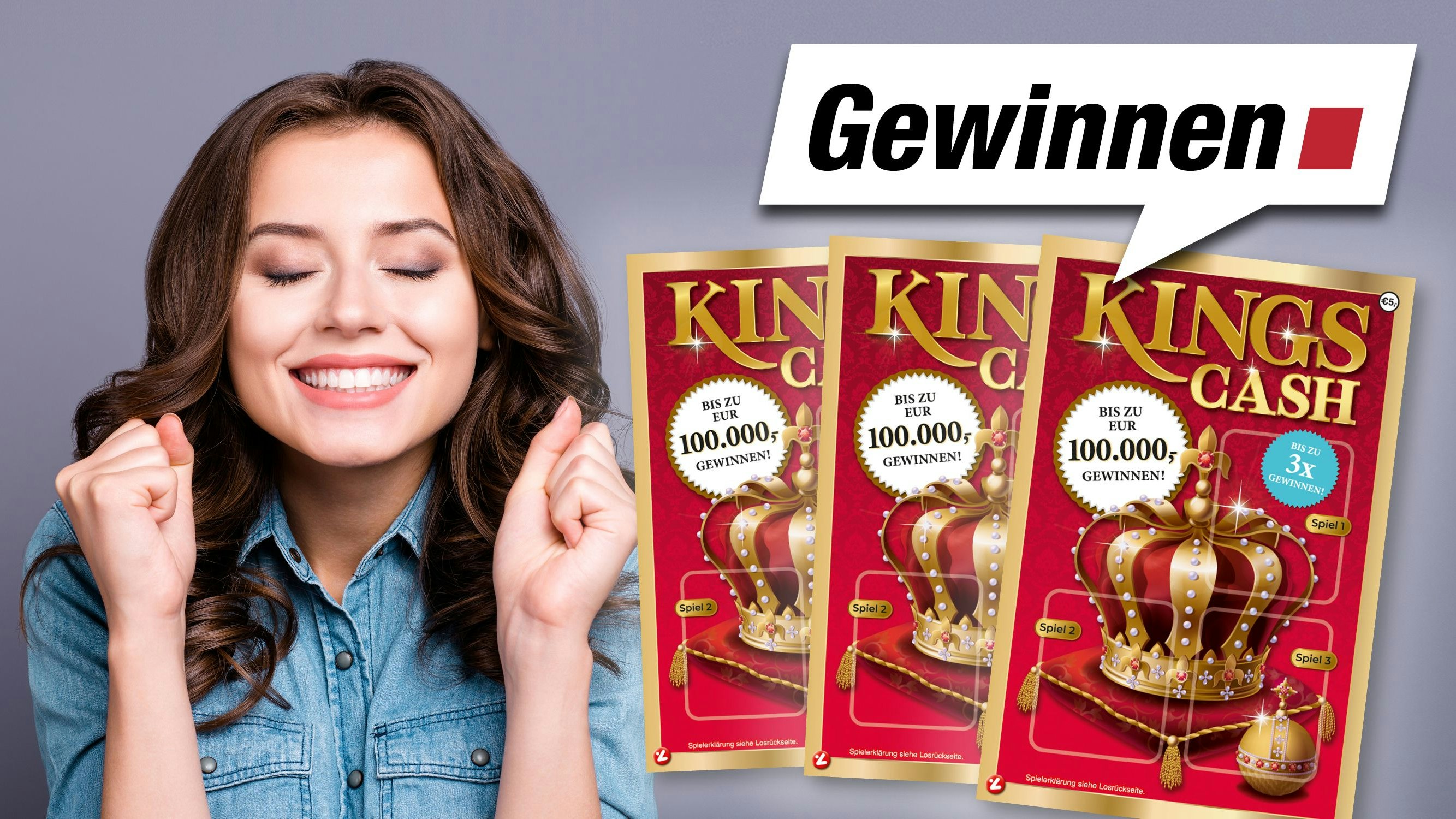 Rubbellos "Kings Cash" bringt Dir bis zu 100.000 Euro | Heute.at