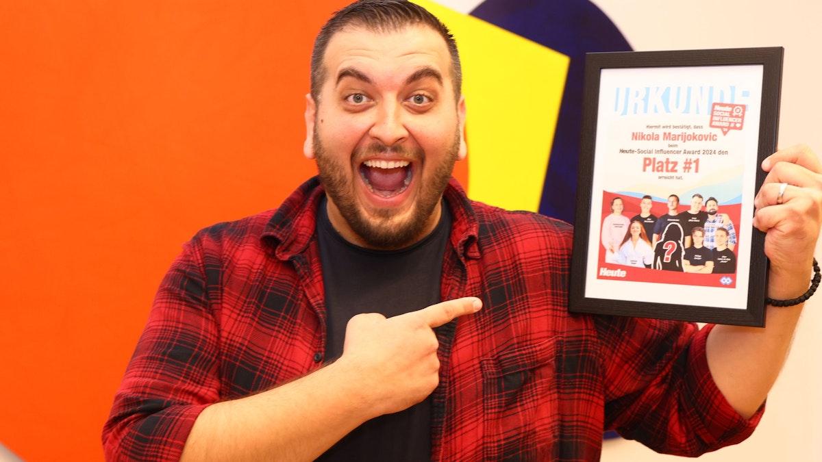 Platz 1 beim Influencer Award – Vollgas zum Star! Fahrlehrer Niko auf ...