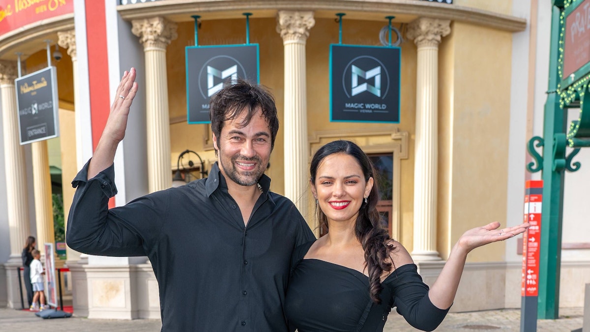 Anca & Lucca Lucian im Prater – Magier-Duo will Gegenstände aus 65 Metern Höhe erraten | Heute.at