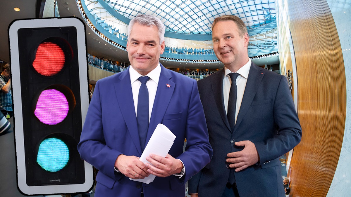 Größerer Verhandlungstisch? – Anti-Kickl-Ampel – Kanzler und Babler beraten über NEOS | Heute.at