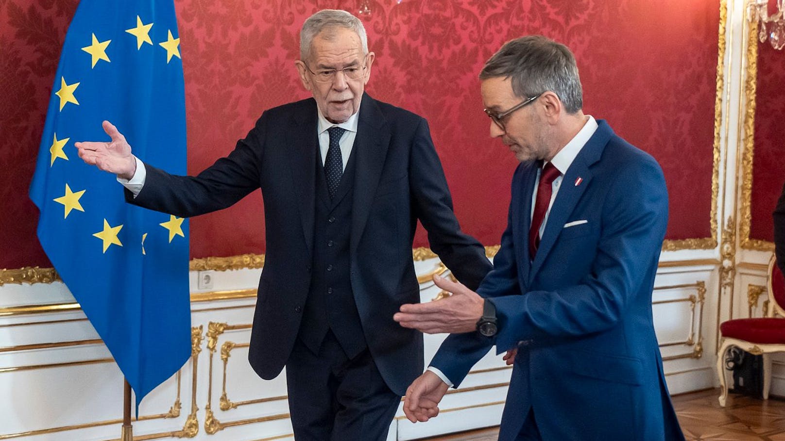 Stocker und Kickl – Mega-Krach! Blau-Schwarz zum Rapport bei Van der Bellen | Heute.at