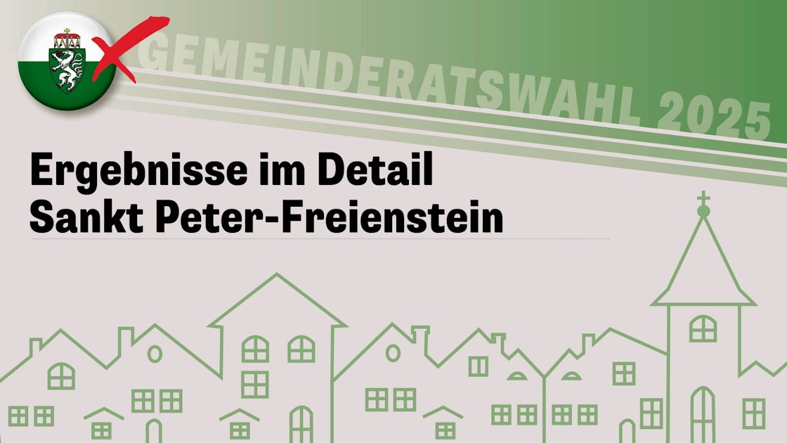 Gemeinderatswahl 2025 – Wahl Steiermark: Ergebnis aus Sankt Peter ...