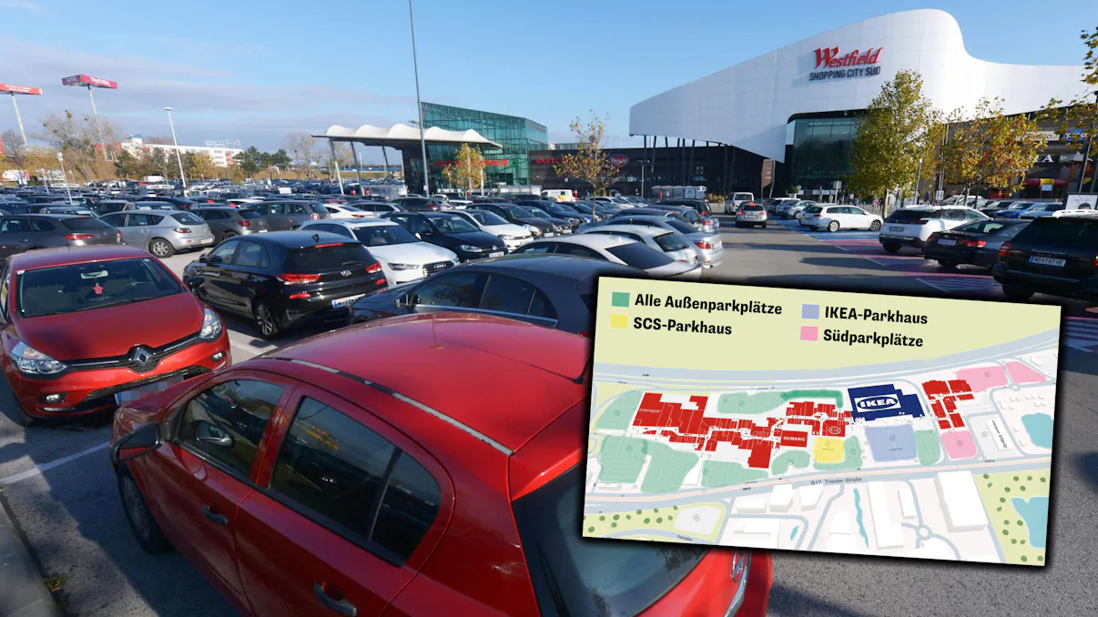 Plötzlich Gebühren – SCS, Kino, Ikea – das sind die neuen Parkplatz ...