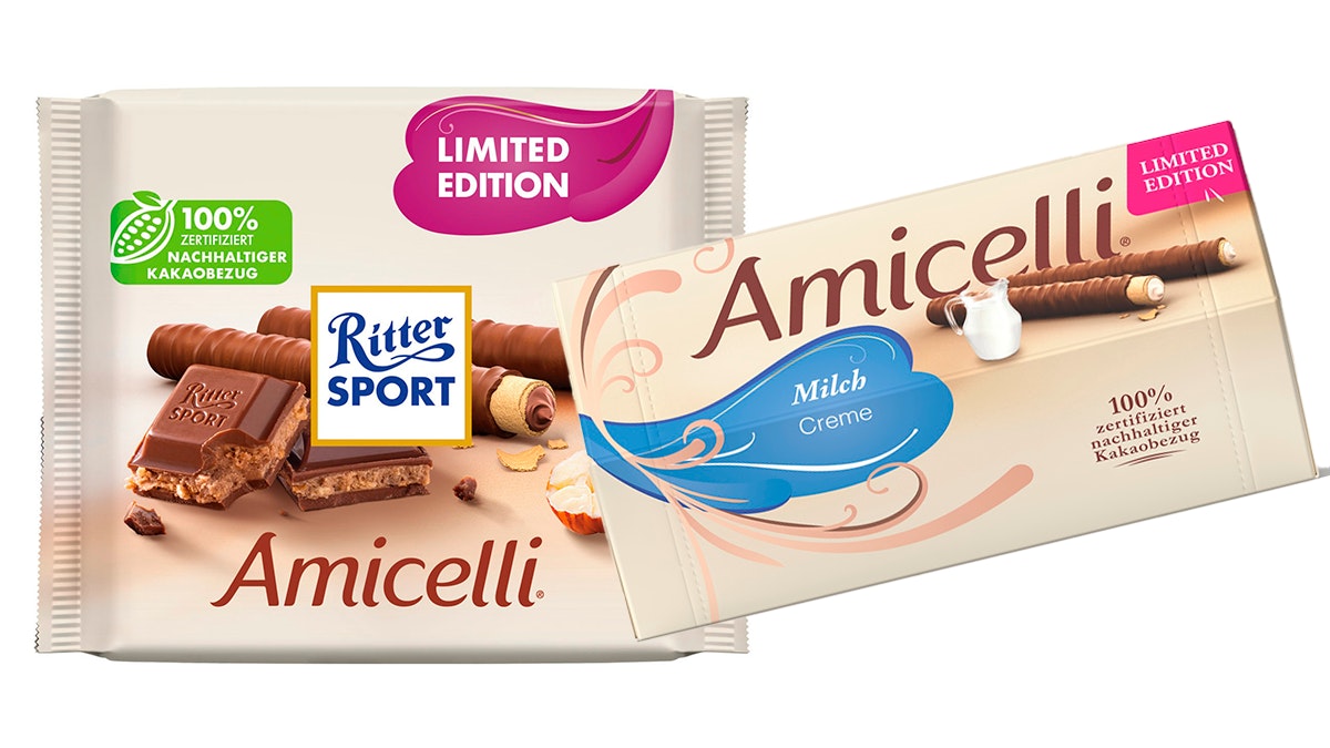 Amicelli x Ritter Sport – Beliebte Schokolade kommt zurück ins ...