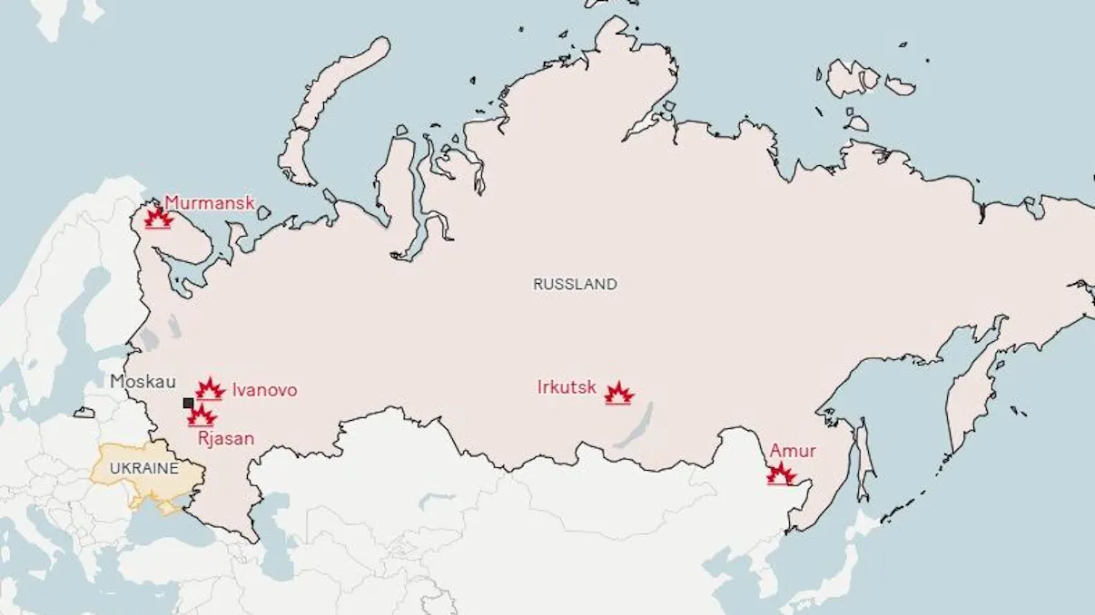 Angriff auf Russland – "Operation Spinnennetz" – Hier schlug die ...