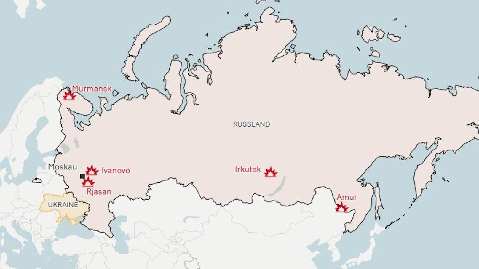 Angriff auf Russland – "Operation Spinnennetz" – Hier schlug die ...