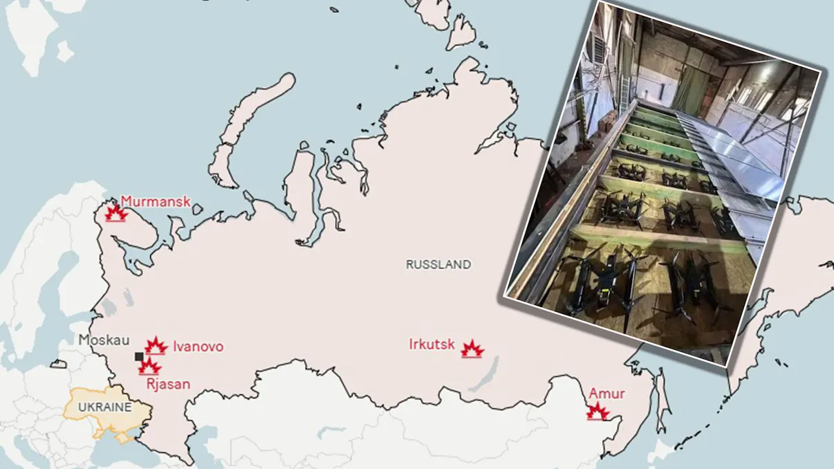 Angriff auf Russland – "Operation Spinnennetz" – Hier schlug die ...
