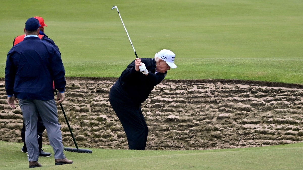 Angst vor Attentat – "Golf Force One" – gepanzertes Golfbuggy für Trump ...