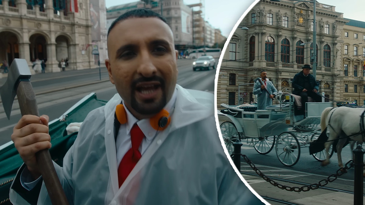 "Das war irre" – Rapper mit Axt in Wien! Das steckt wirklich dahinter ...