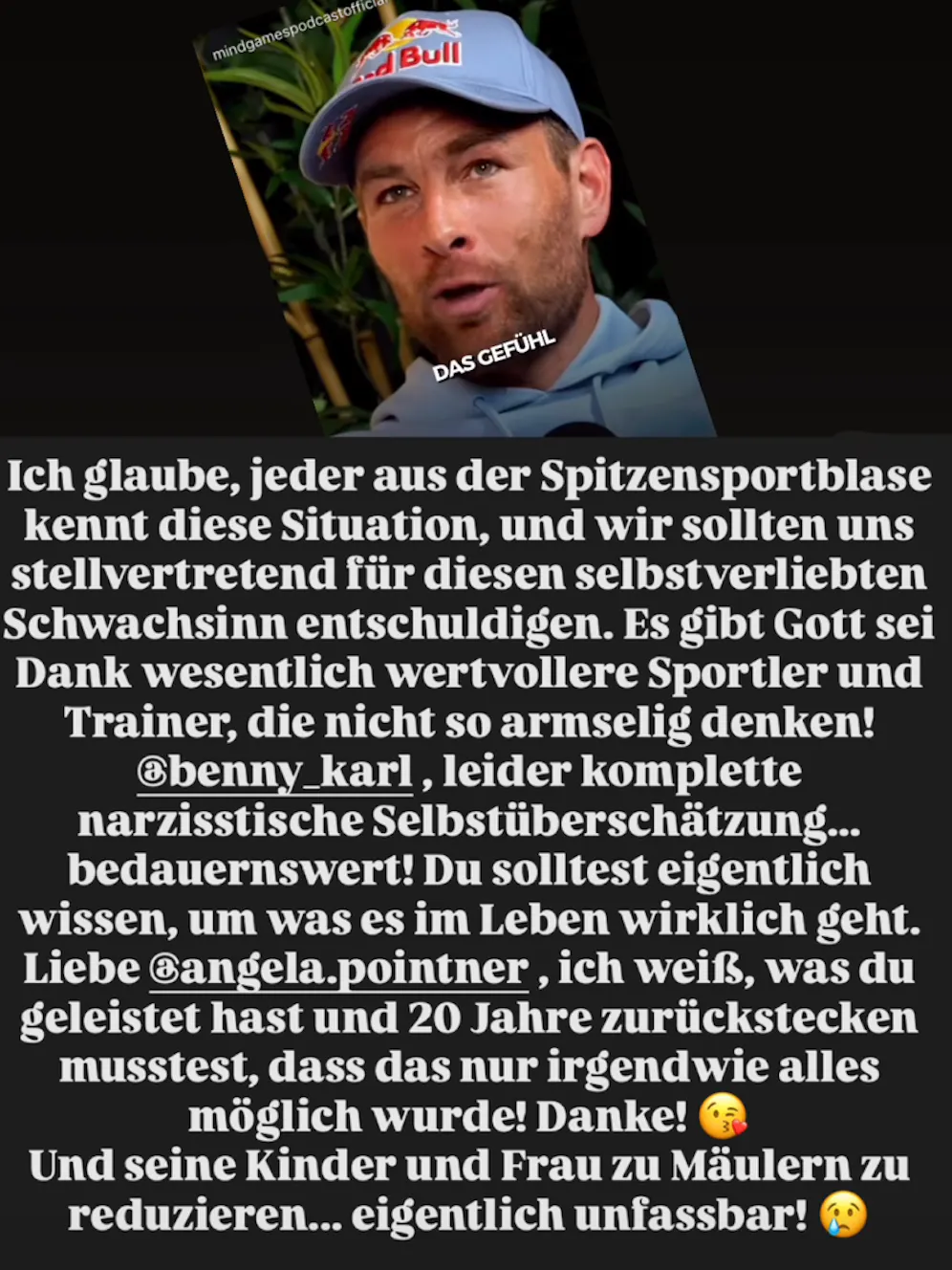Alexander Pointner teilt aus gegen Benjamin Karl. | Heute.at