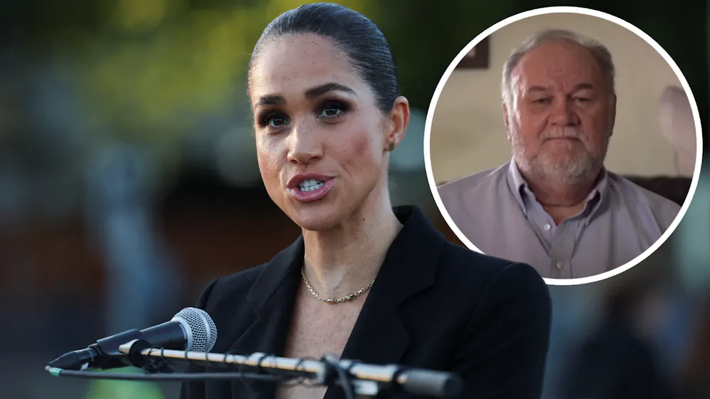 Meghan soll besorgt um ihren Vater, Thomas Markle, sein. | Heute.at