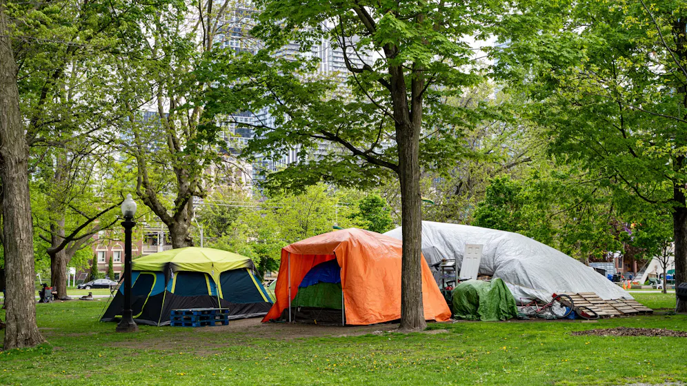 In dem Grazer Park campieren etwa 20 Menschen. (Symbolbild) | Heute.at